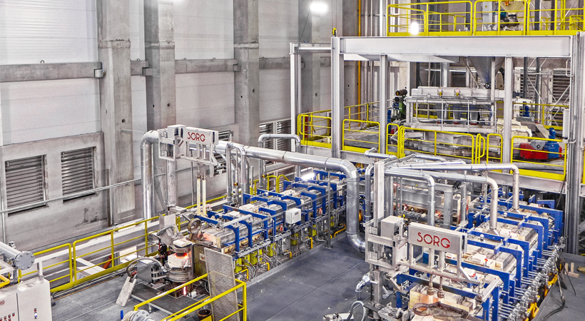Sorg hits furnace installation milestone